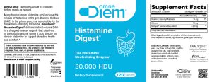 Histamine Digest 120 Capsules | DAO Enzyme Supplement